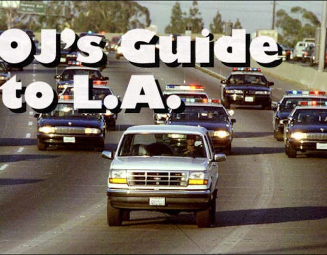 Oj Simpson Bronco Chase Route